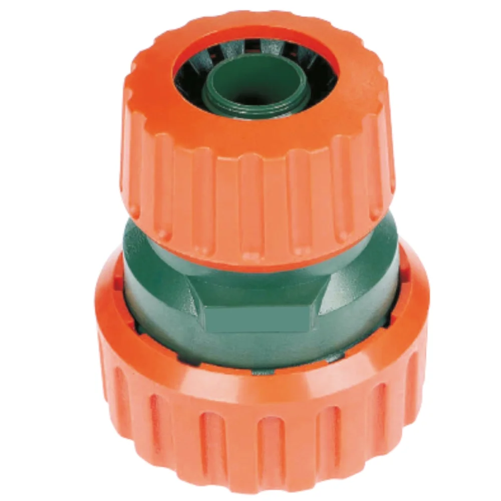 Plastic hose coupling / reduction connector 3/4" to 1/2"